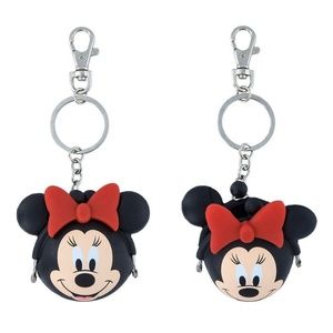 Disney | Accessories | Disney Parks Minnie Mouse Coin Purse Keychain ...